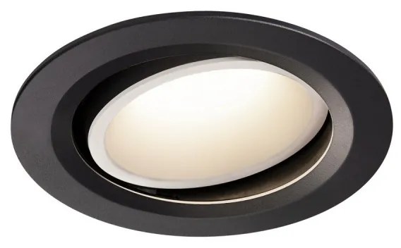 NUMINOS® MOVE DL L vnitřní LED zápustné stropní svítidlo černá/bílá 4000 K 55° otočné a výkyvné - BI