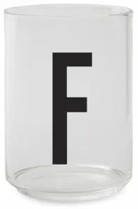 Personal Drinking Glass, písmeno F Design Letters