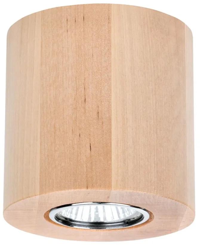 Wooddream Kulaté stropní svítidlo včetně 1xLED GU10 5W Bříza