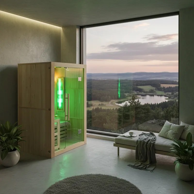 BPS-koupelny Finská sauna Relax HYD-3938 120x105, 1-2 osoby