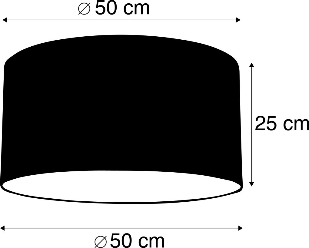 Látkové stínidlo tmavě zelené 50/50/25