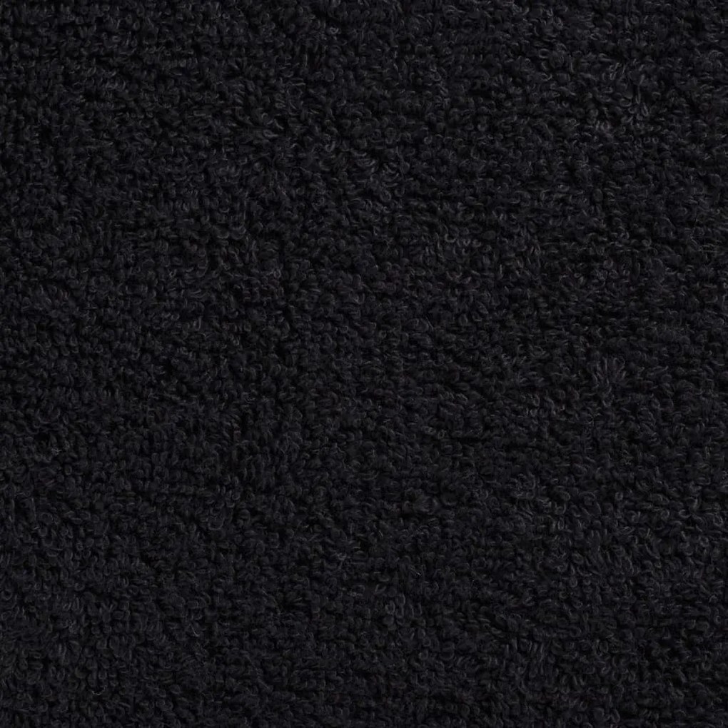 Premium ručníky SOLUND 4 ks černé 70 x 140 cm 600 g/m² 137429