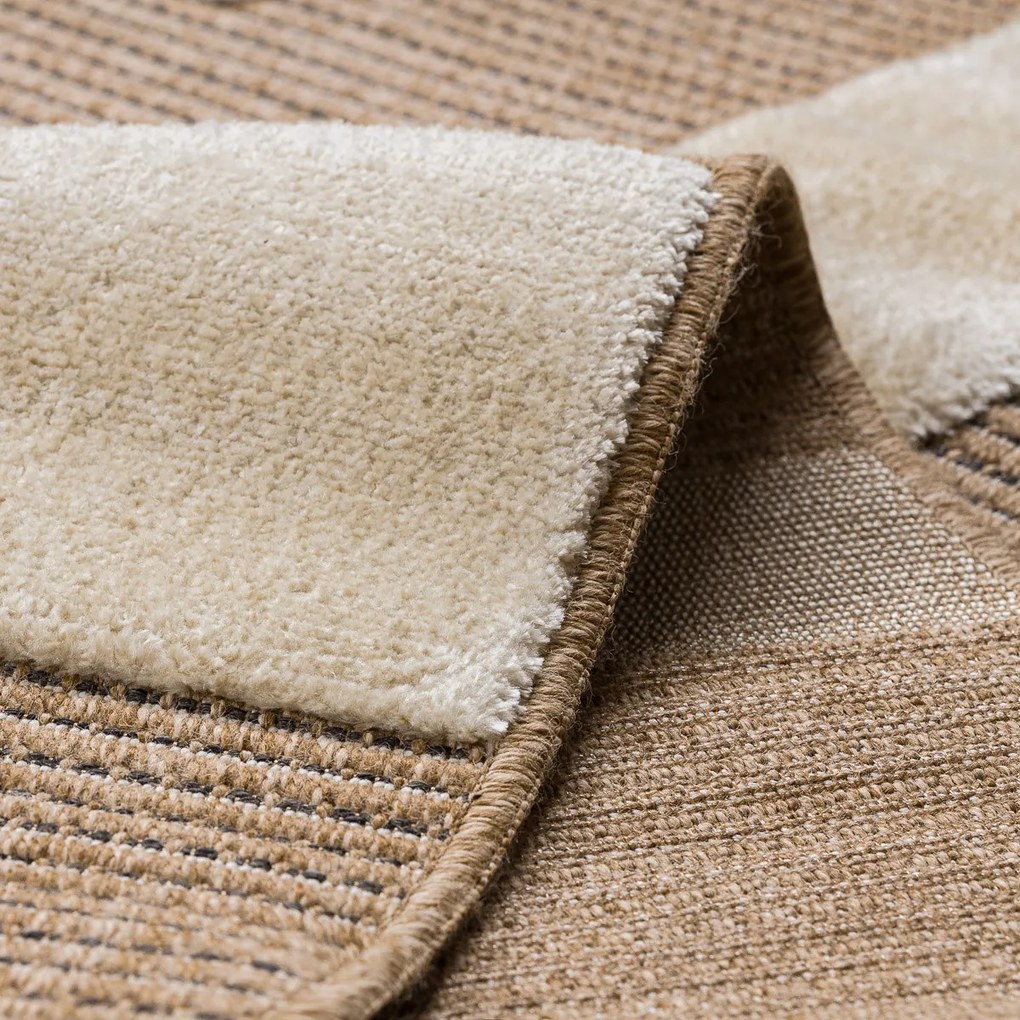 Dywany Łuszczów, Kusový koberec Spark 0696A beige/cream, 180x270, béžová, chodba / předsíň