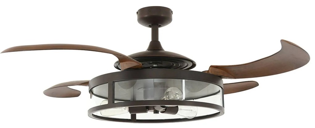 Stropní ventilátor Fanaway Classic světlo, bronz