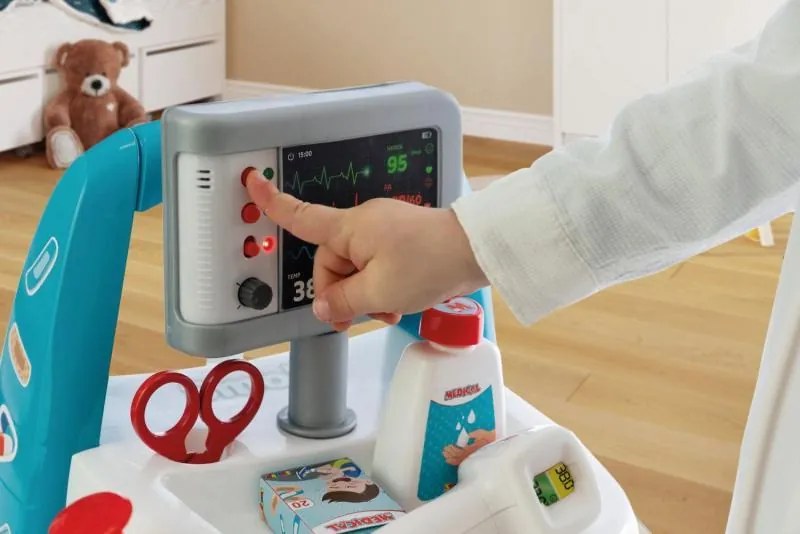 Hračka Smoby Lékařský elektronický vozík s příslušenstvím [6907236]