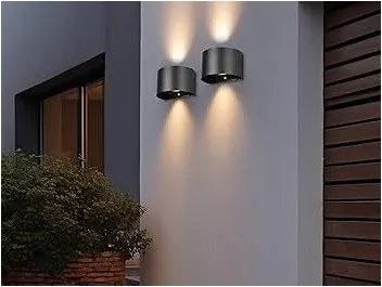 LED nástěnné venkovní svítidlo se senzorem pohybu (výška 10 cm) Talent – Reality