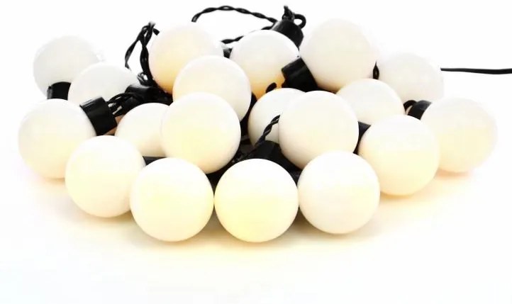 Zahradní párty osvětlení s 20 LED světly, 16 m, teplá bílá