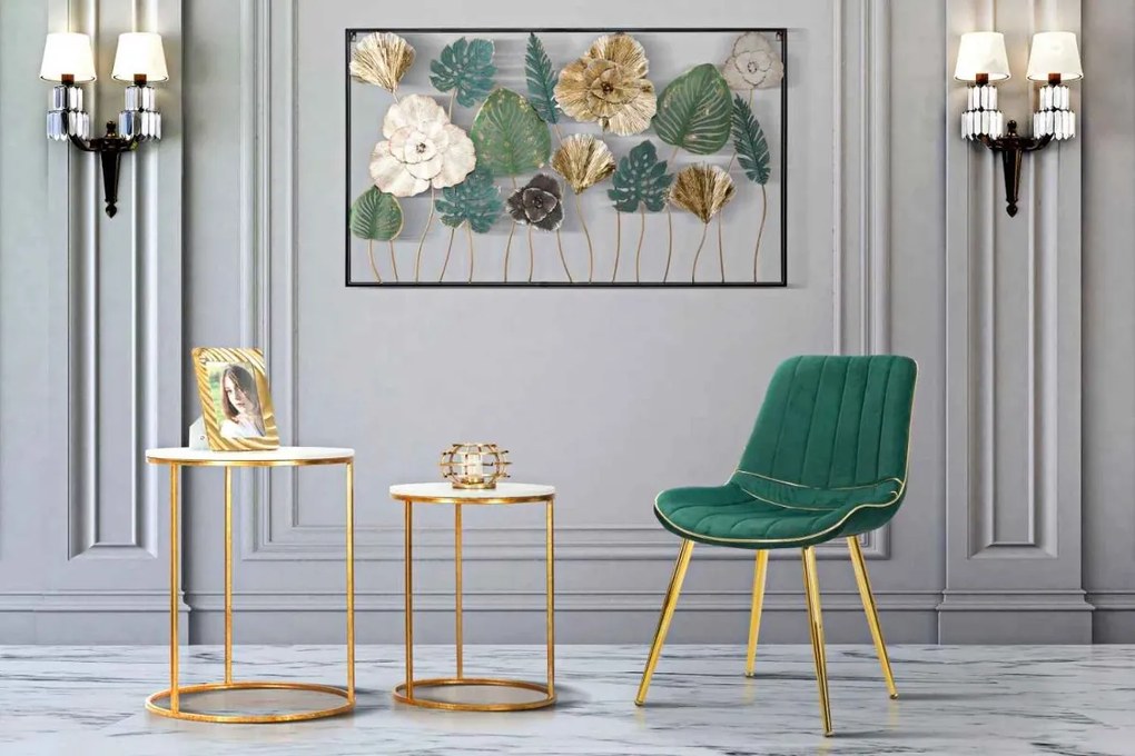 Designová jídelní židle Dandelion zelená