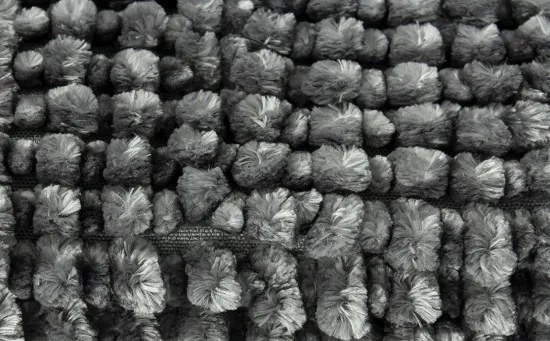 BO-MA, Koupelnová předložka Ella micro Tmavě šedá, 60x90, šedá, koupelna