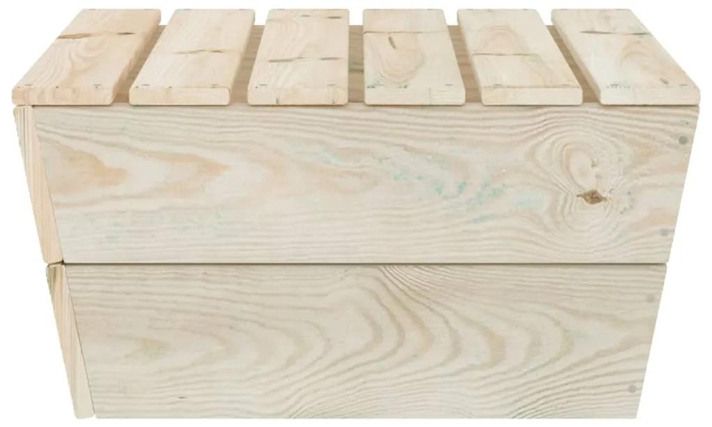 vidaXL Zahradní stoly 2 ks 60 x 60 x 30 cm impregnované smrkové dřevo