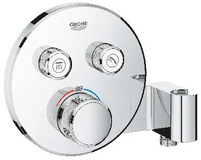 Grohe Grohtherm SmartControl - Termostatická sprchová podomítková baterie, 2 ventily, s držákem na sprchu, chrom 29120000