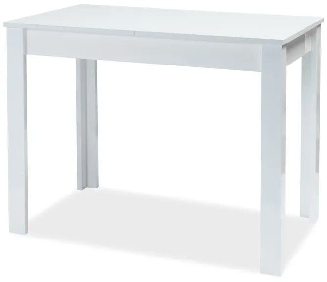 MAXIVA Jídelní stůl rozkládací - ALBERT, 100x60, bílá