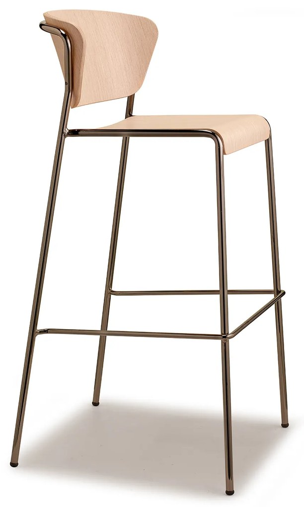 Scab Design designové barové židle Lisa Barstool Wood (výška 65 cm)