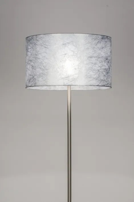 Stojací designová lampa Massimo Silver Look