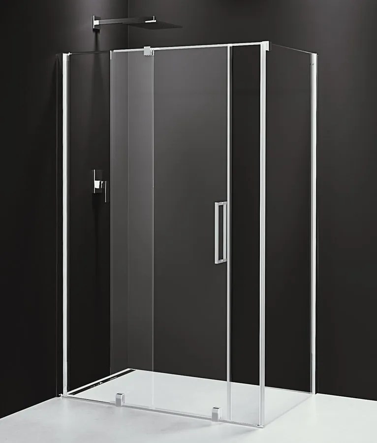 Polysan Sapho, ROLLS LINE obdélníková sprchová zástěna 1200x900 mm, L/P varianta, čiré sklo