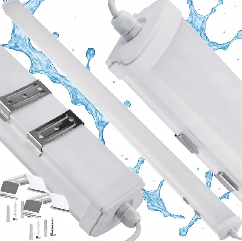 BERGE 2x LED stropní svítidlo 70W 150cm 7000lm 230v