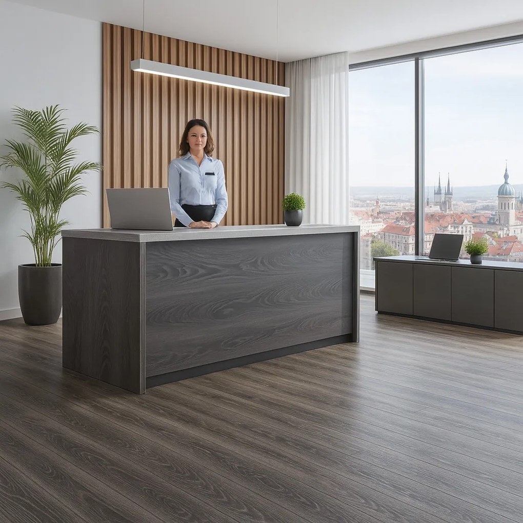 Beauflor, PVC podlaha - lino Toptex Texas Oak 693D - dub, na míru, šíře 5m, hnědá, filc, chodba / předsíň