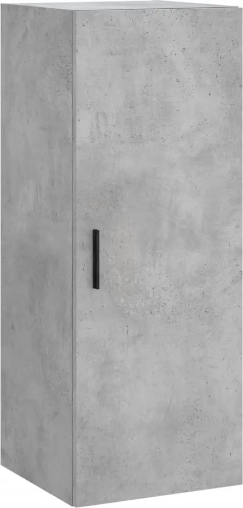 Skříň highboard betonově šedá 34,5x34x180 cm kompozitní dřevo 3198997