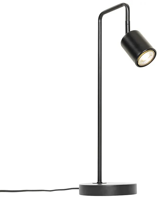 Moderní stolní lampa černá nastavitelná - Java Biano.cz