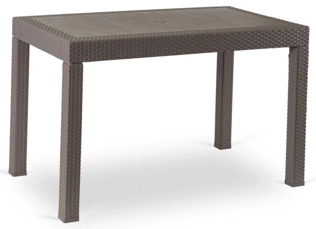 Zahradní stůl Fargo 119,5 cm hnědý