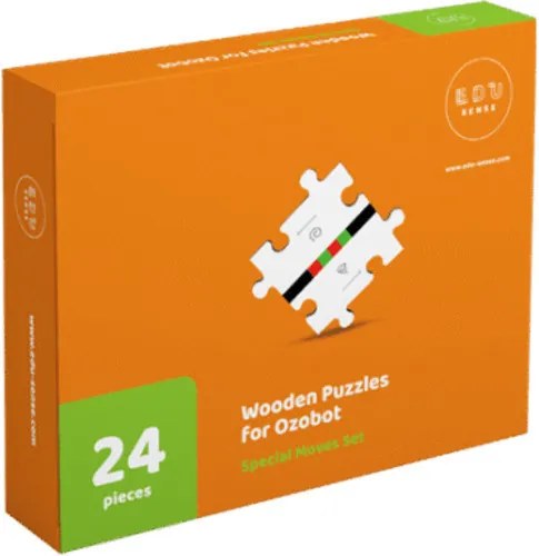 Dřevěné puzzle pro Ozobot - Special Moves Set