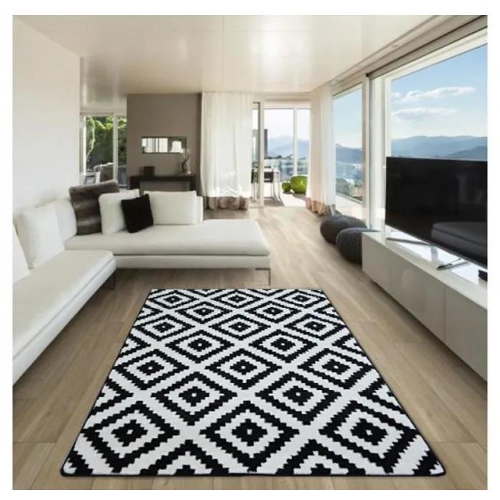 Kusový koberec Estel černý 280x370cm
