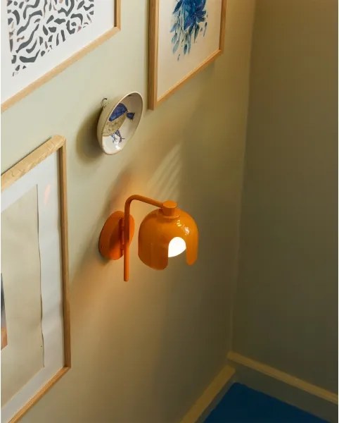 Osram - Nástěnná lampa DECOR COROLLE 1xG9/20W/230V oranžová