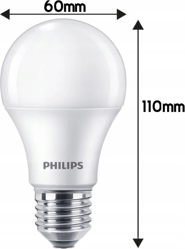 LED žárovka E27 PHILIPS 4,9W 470lm 4000k - neutrální bílá