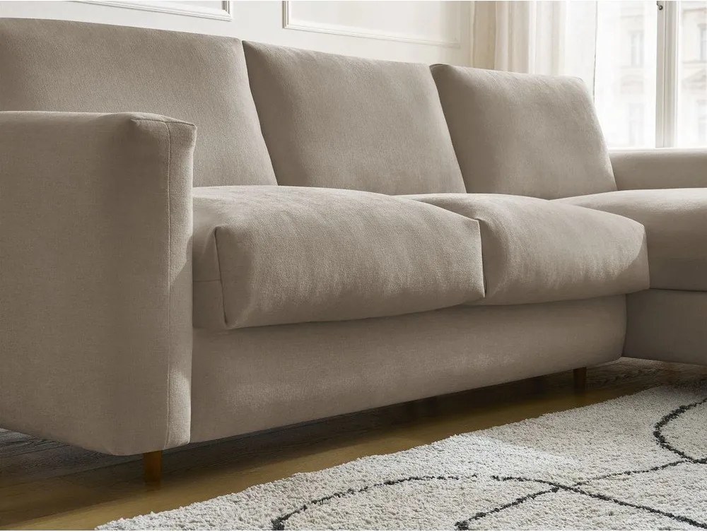 Taupe rohová pohovka Nouveau Cocoone – Bobochic Paris
