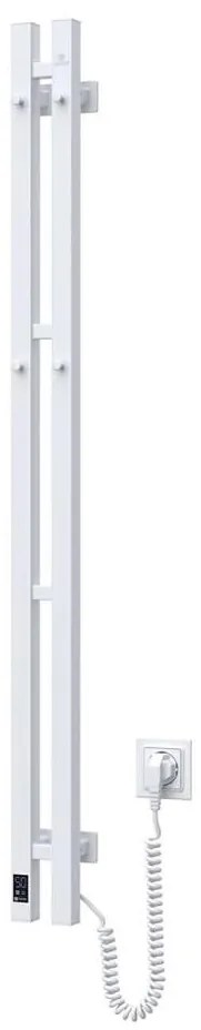 Navin Elektrický sušák na ručníky s term. SILOUETTE 187W/230V 120,6 cm IP44 bílá pravá 12-134053-0912