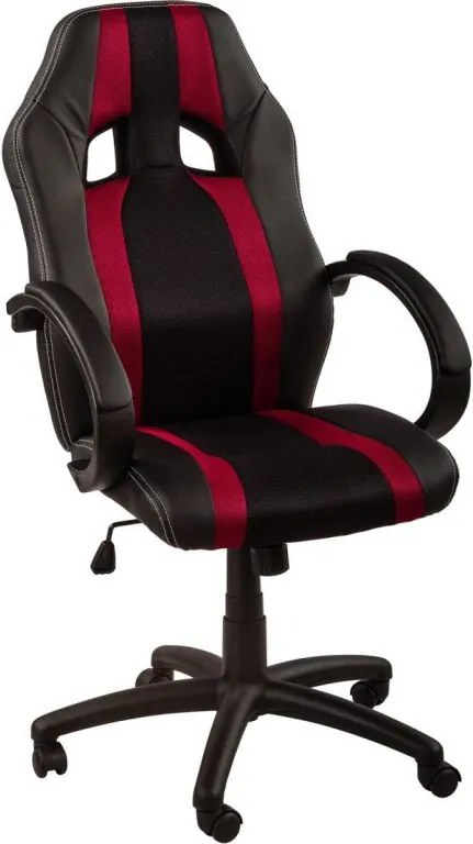 RACEMASTER® GS Tripes Series 39172 Kancelářská židle - černá vínová