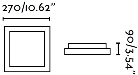FARO 62968 - Koupelnové stropní svítidlo TOLA 1 1xE27/20W/230V IP44