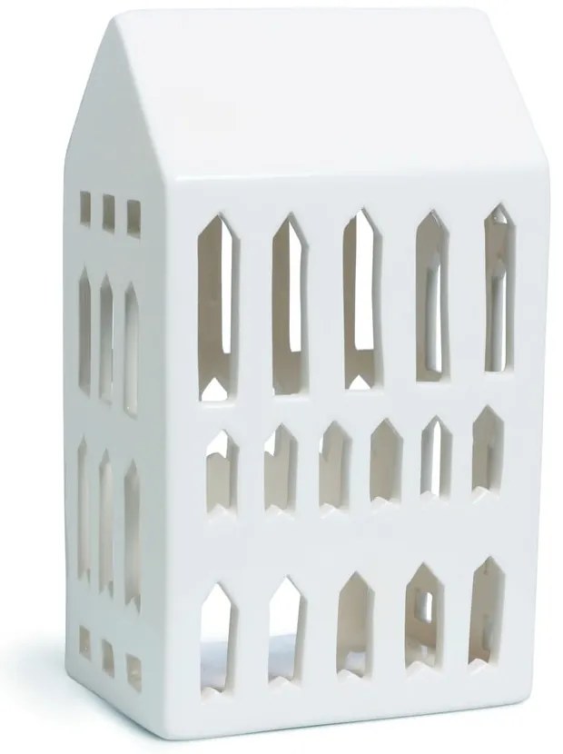 Bílý keramický svícen Kähler Design Urbania Lighthouse Church