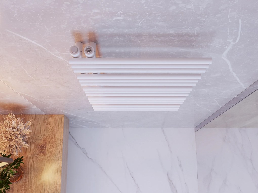 Gamma Erga Aquatic, topné těleso 900x500 mm, 400W, bílá, ERG-LAV-AQUA-9050-WH