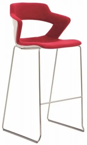 Barová židle AOKI 2160/SB TC - čalouněná z přední části - 3D4658