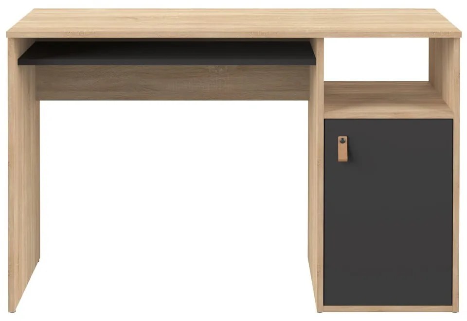 Pracovní stůl s deskou v dubovém dekoru 50x115 cm Oxford – TemaHome