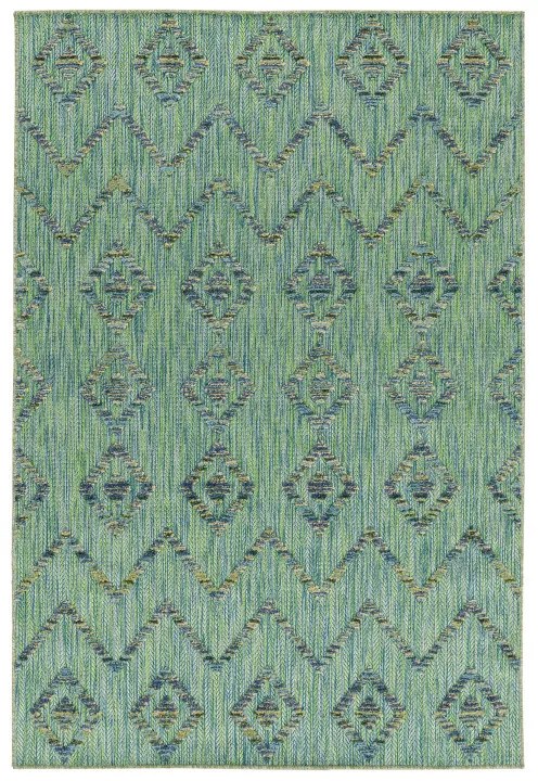 Ayyildiz, Kusový koberec Bahama 5152 Green – na ven i na doma, 80x250, zelená, chodba / předsíň