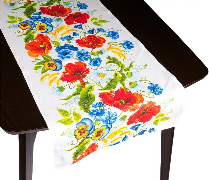 Bellatex Ubrus BĚHOUN Červená,Zelená 50x120 cm