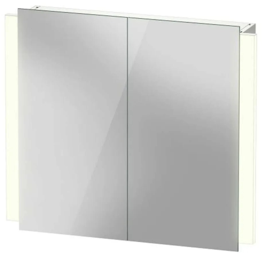 Duravit Ketho.2 - Zrcadlová skříňka s LED osvětlením, 70x80x16 cm, 2 dvířka K27136000001000