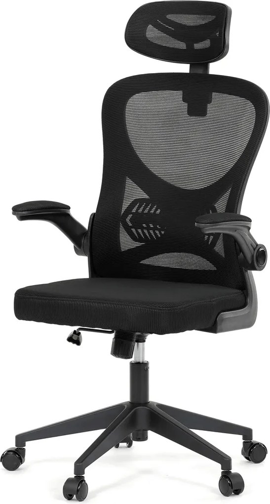Ergonomická kancelářská židle ALEXANDRE - černá síťovina