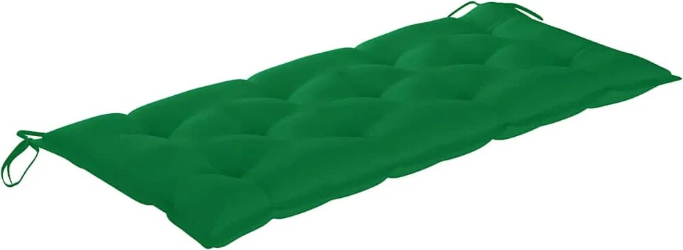 Zahradní lavice s poduškou 120 cm bambus 3063896