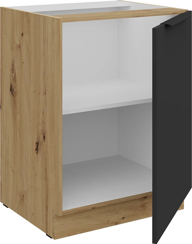 Kuchyňská linka ARIA ac | 255 cm | UNI dvířka | artisan/černá