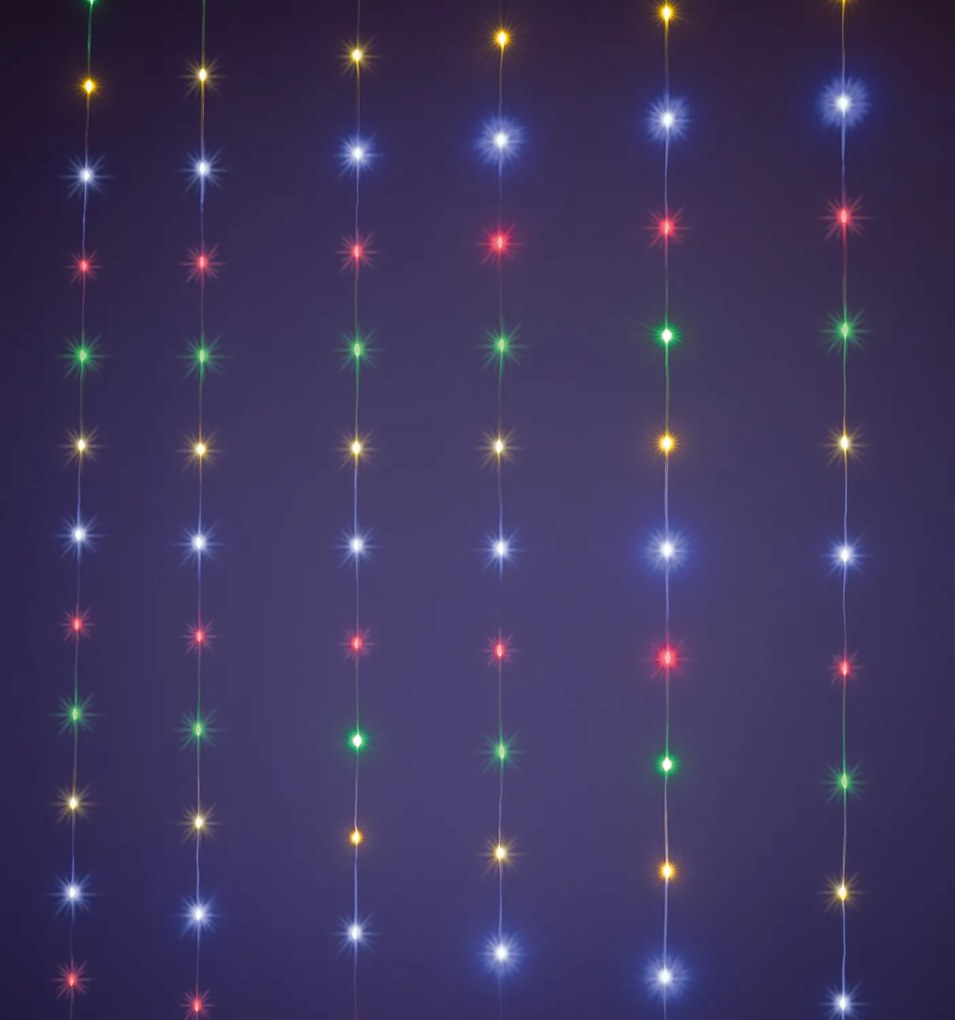 Livarno® Světelný LED závěs (barevná)