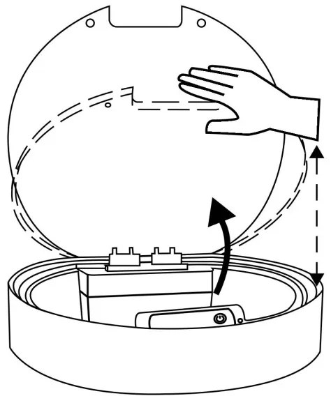 Odpadkový koš JUNK černý 17 l