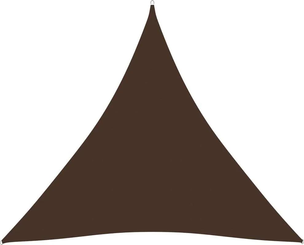 vidaXL Stínící plachta oxfordská látka trojúhelníková 4x4x4 m [135506] Barva: Bílá