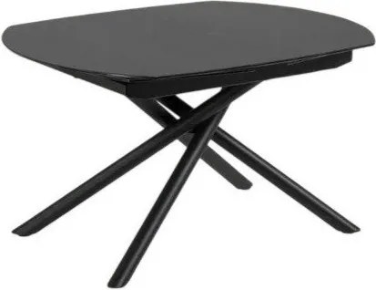 Rozkládací jídelní stůl s přídavnou deskou s keramickou deskou 100x130 cm Yodalia – Kave Home