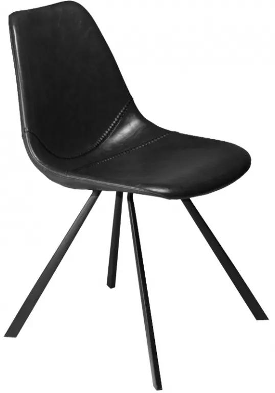 Židle DanForm Pitch, černá ekokůže, černá podnož