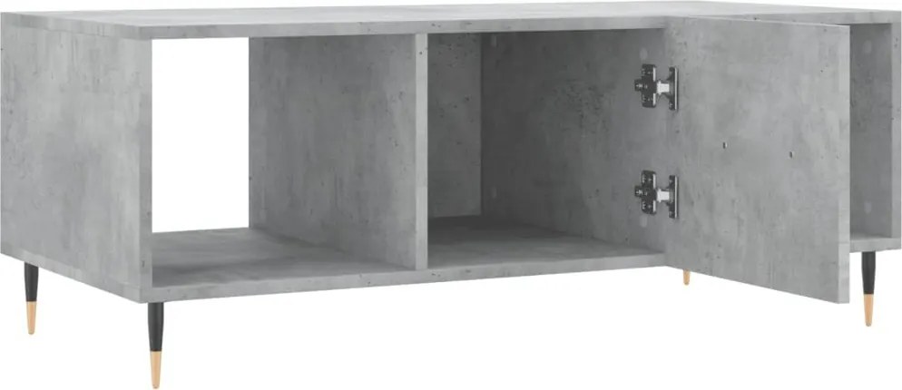 vidaXL Konferenční stolek 102 x 50 x 40 cm kompozitní dřevo [829280] Barva: bílá s vysokým leskem