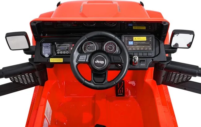 Elektrické autíčko Jeep Wrangler Rubicon LIFT oranžové