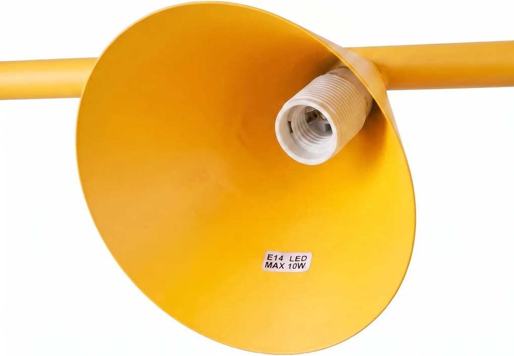 Sollux Lighting Lustr NOX 4L žlutý